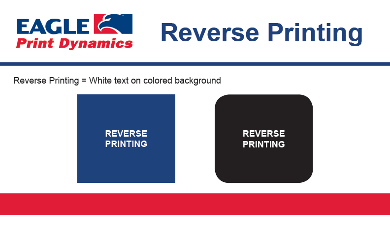 Reverse Printing | Print San Diego